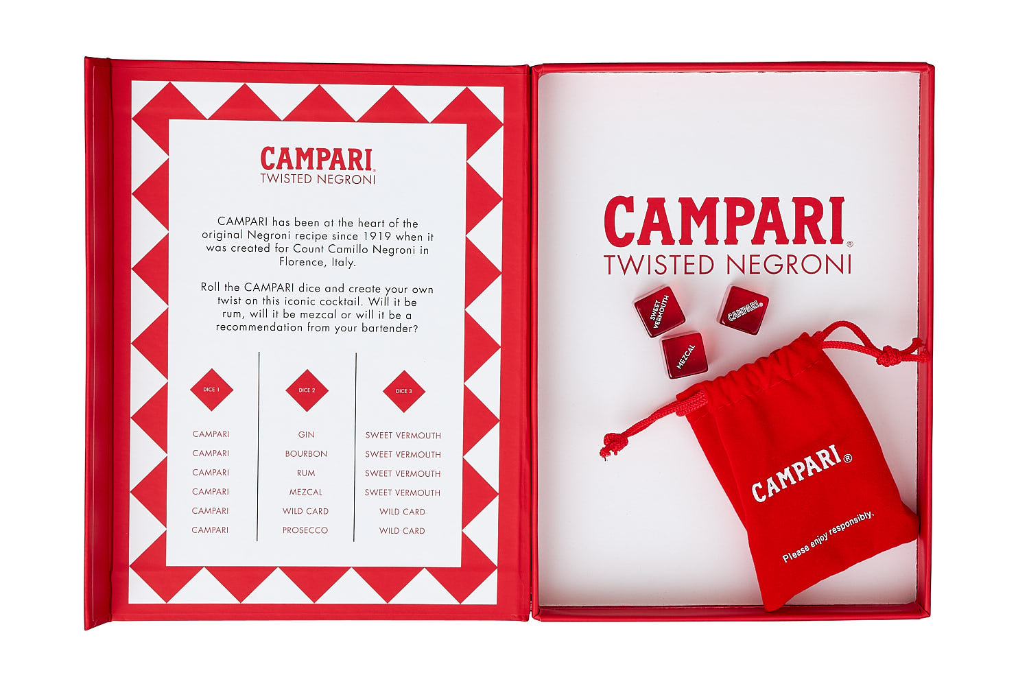 Campari Influencer Presentation Boxes by Designease, UK